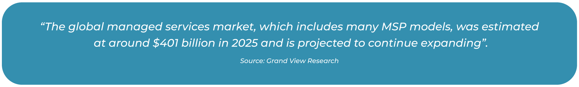 What is a Managed Service Provider (MSP) and how does this model work?